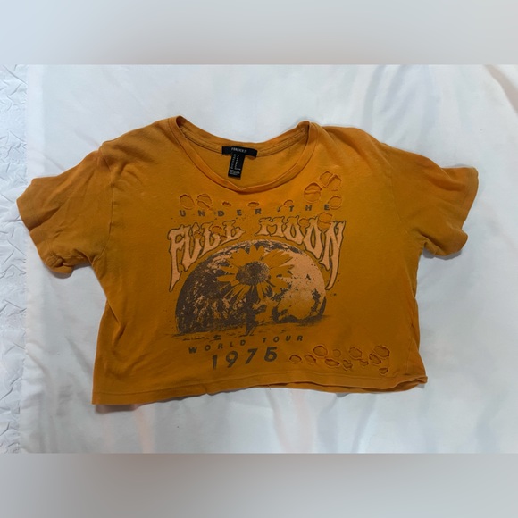 Forever 21 | Tops | Hipster Crop Tshirt | Poshmark